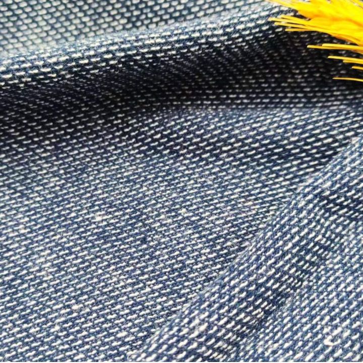 Faux denim with exposed bottom small terry – szbtextile.com